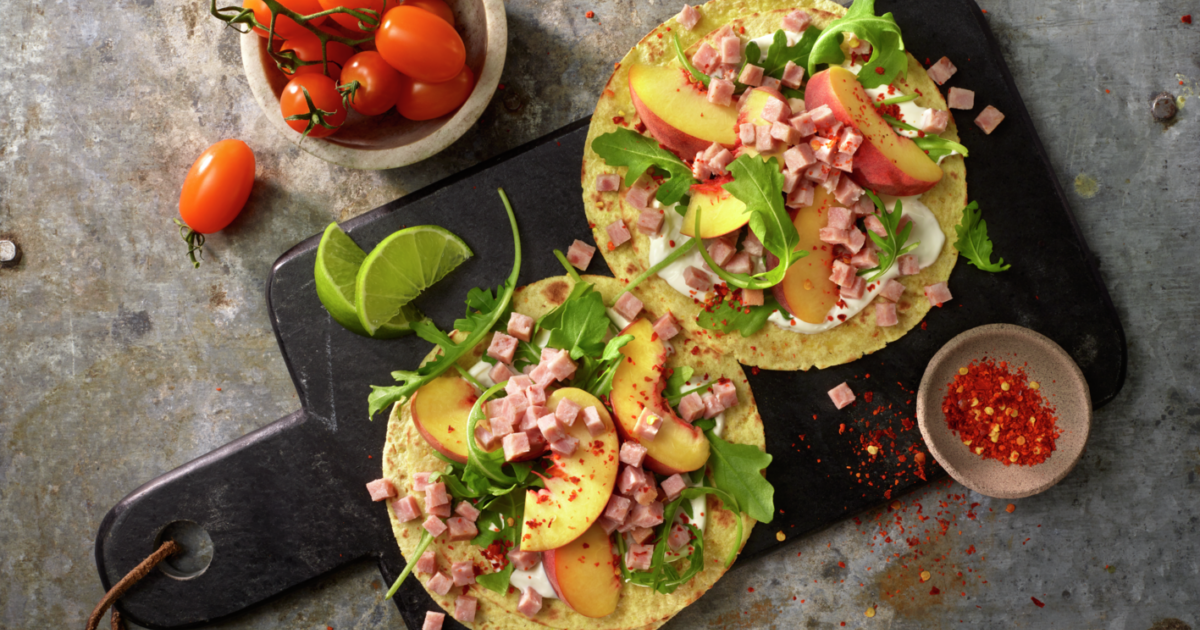 Lunsj wrap med bacon