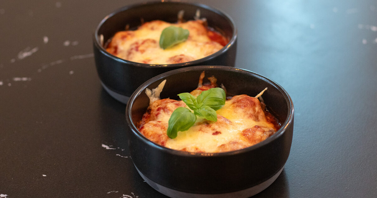 Gratinerte kjøttboller | Oppskrift