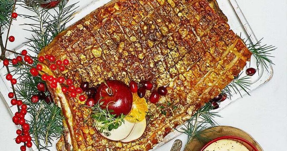 Gilde | Hel ribbe på fat med deilig tilbehør