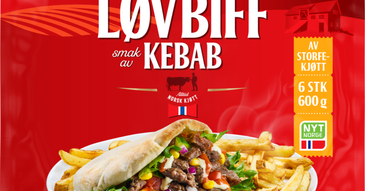 Løvbiff Kebab 600g Fr Enh