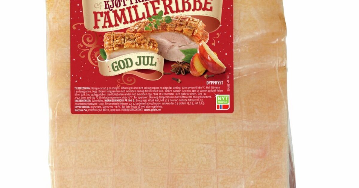 Familieribbe Stk Forhånds 3,2kg Fr Pk