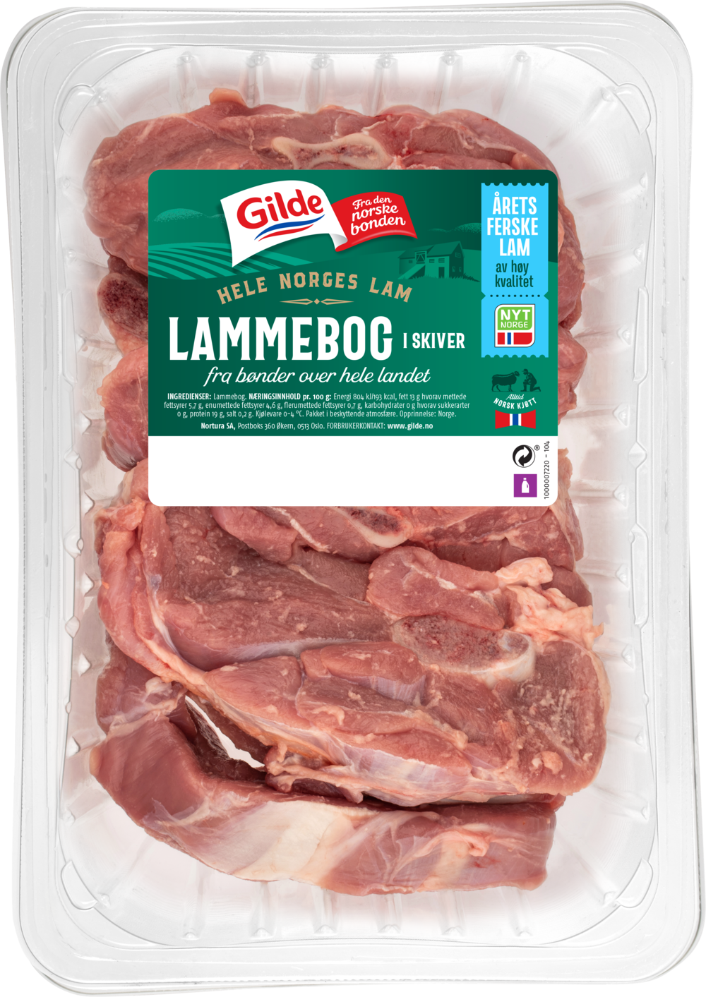 Gilde NG Lammebog i Skiver 850g | Gilde