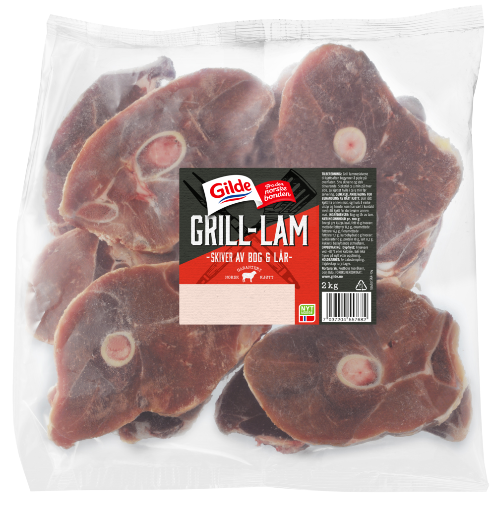 Grillam av Bog og Lår 2kg Fr Enh | Gilde