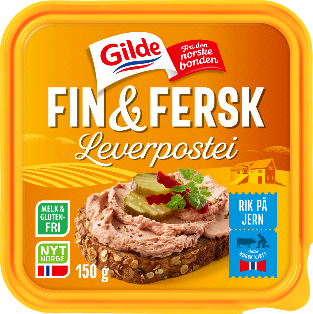 Fin & Fersk Leverpostei 150g Enh | Gilde