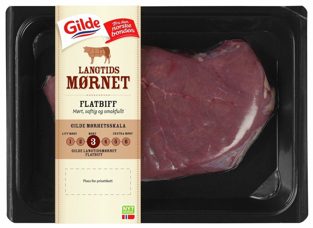 Storfe Flatbiff L.Mør Skivet Pk | Gilde